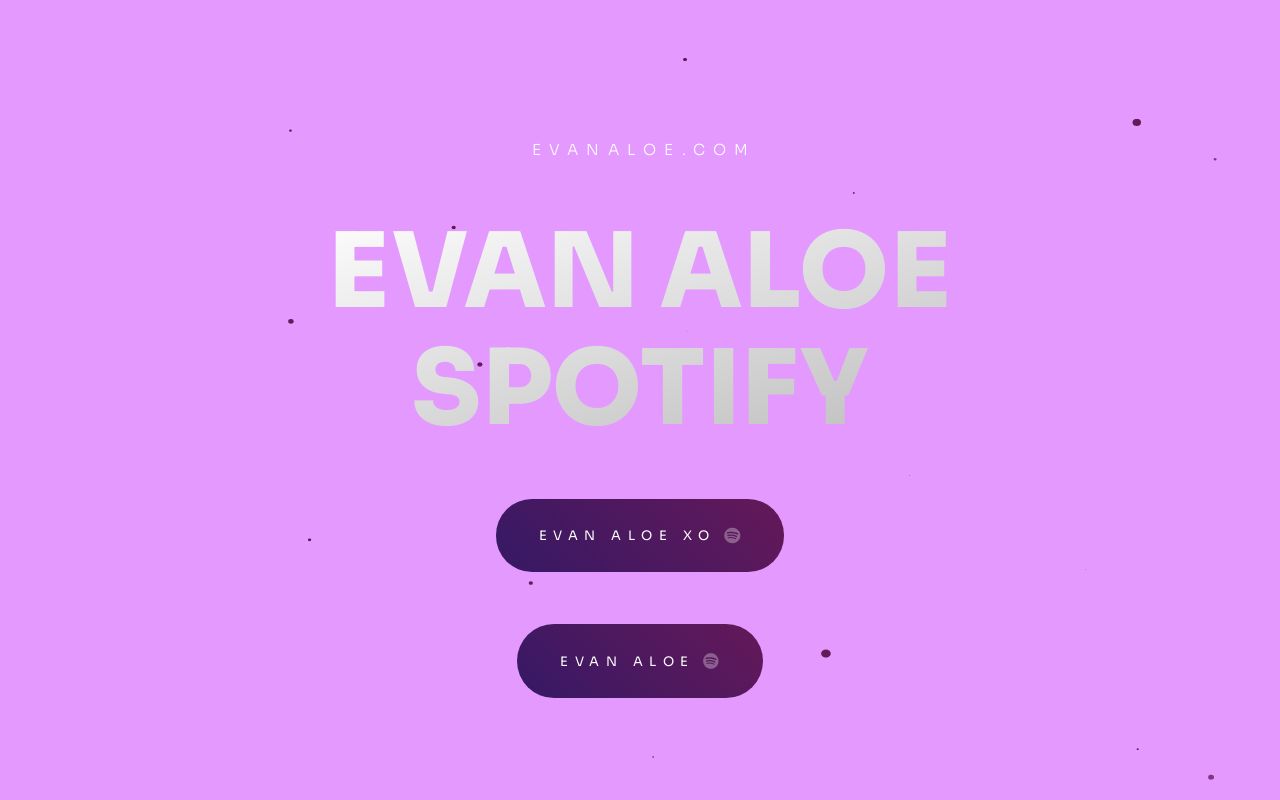 Spotify - evan aloe
